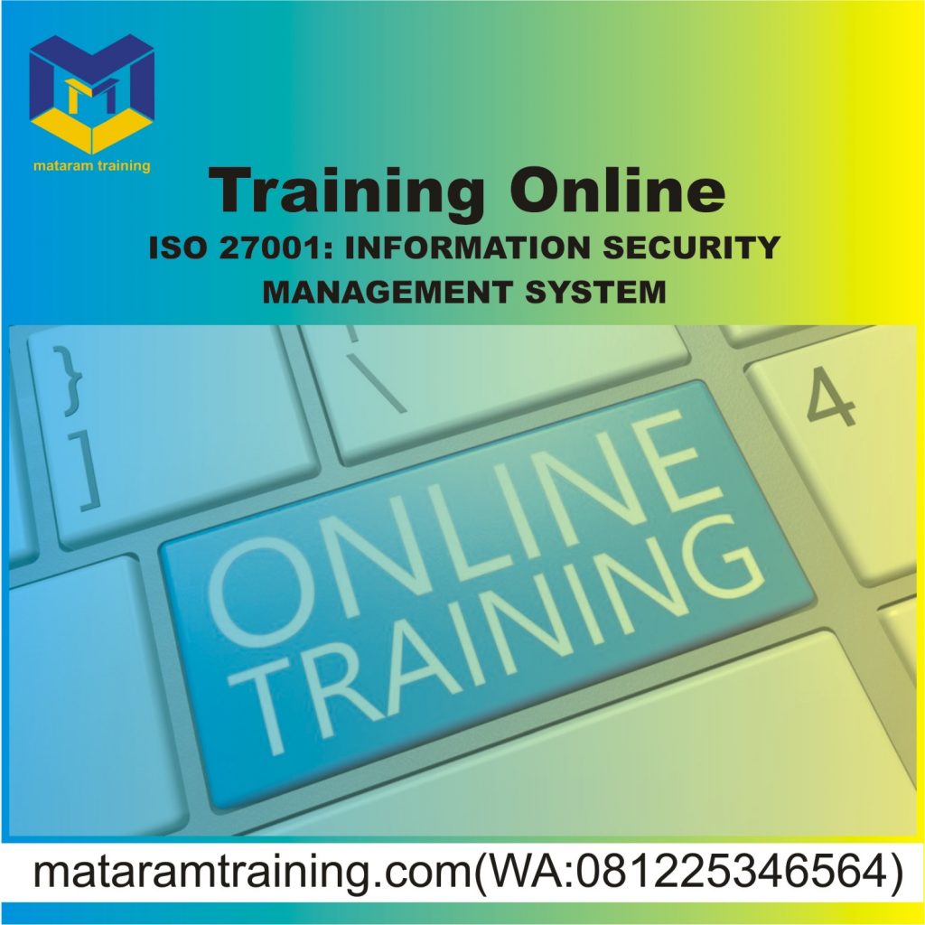 TRAINING ONLINE ISO 27001: INFORMATION SECURITY
